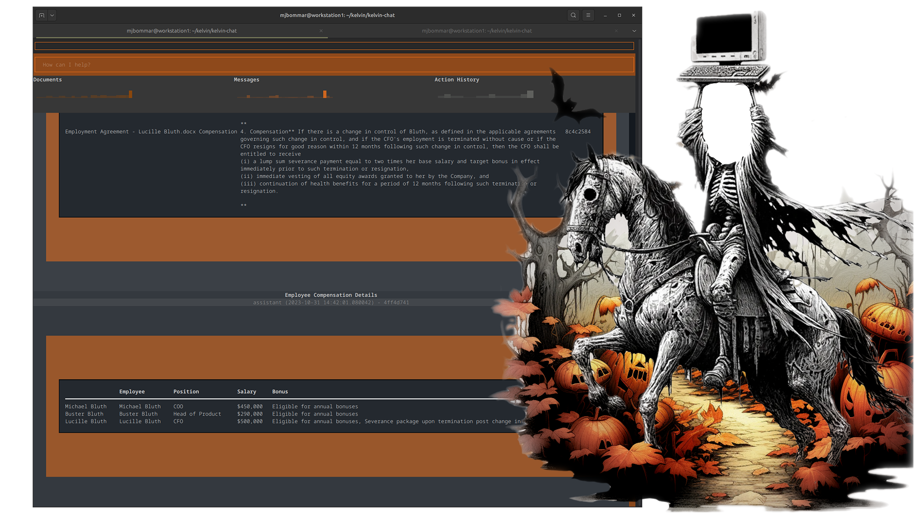 Happy Halloween From Our Headless AI — kelvin.legal